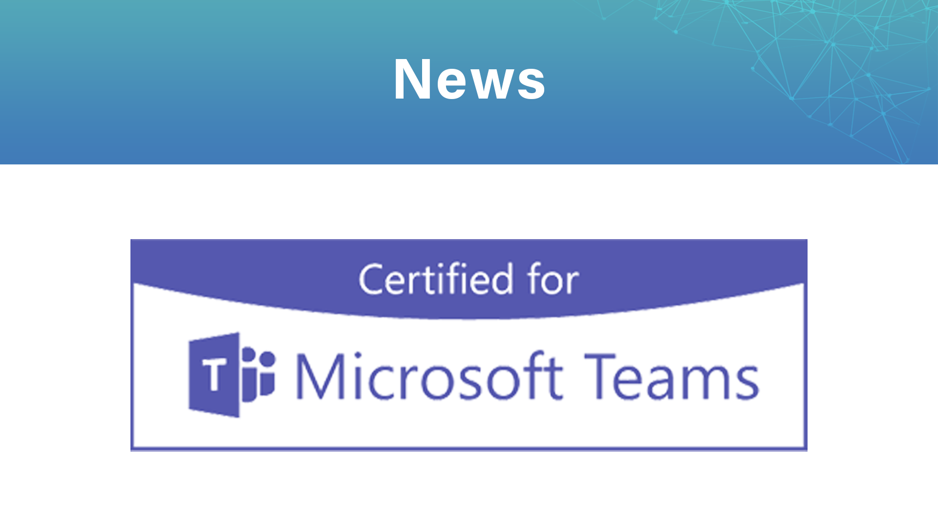 Algo IP Endpoints Officially Certified with Microsoft Teams